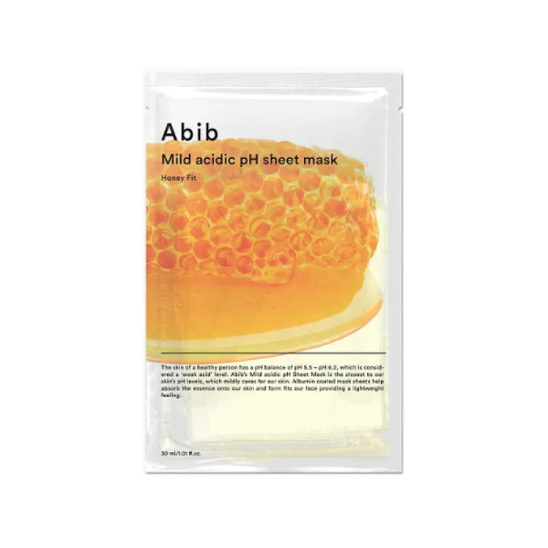 Abib Mild Acidic Ph Sheet Mask Honey Fit (1Pc) – Fabula Australia